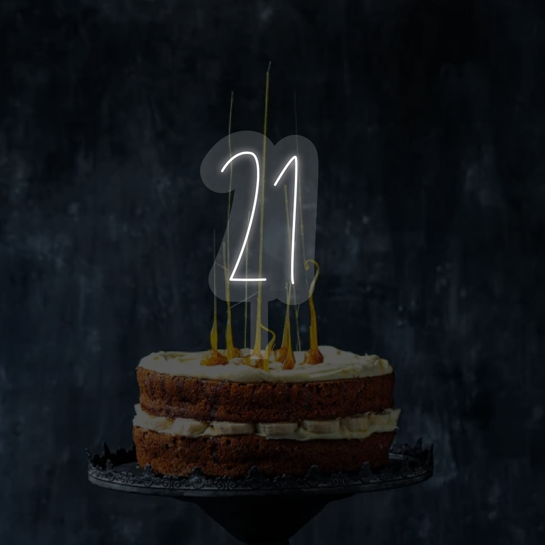 Hire Cake Topper – Light Lab Neons